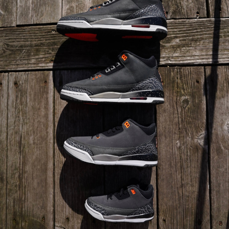 Air Jordan 3 Retro "Fear Pack" - Family Collection - GBNY
