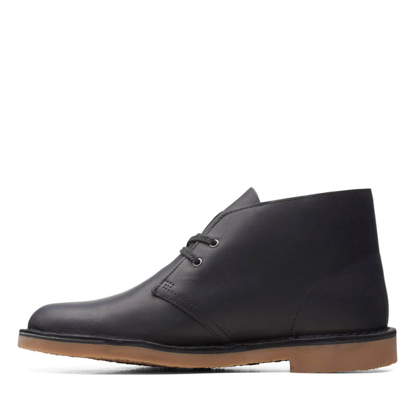 Clarks Bushacre 3 Black Leather - Men's - GBNY